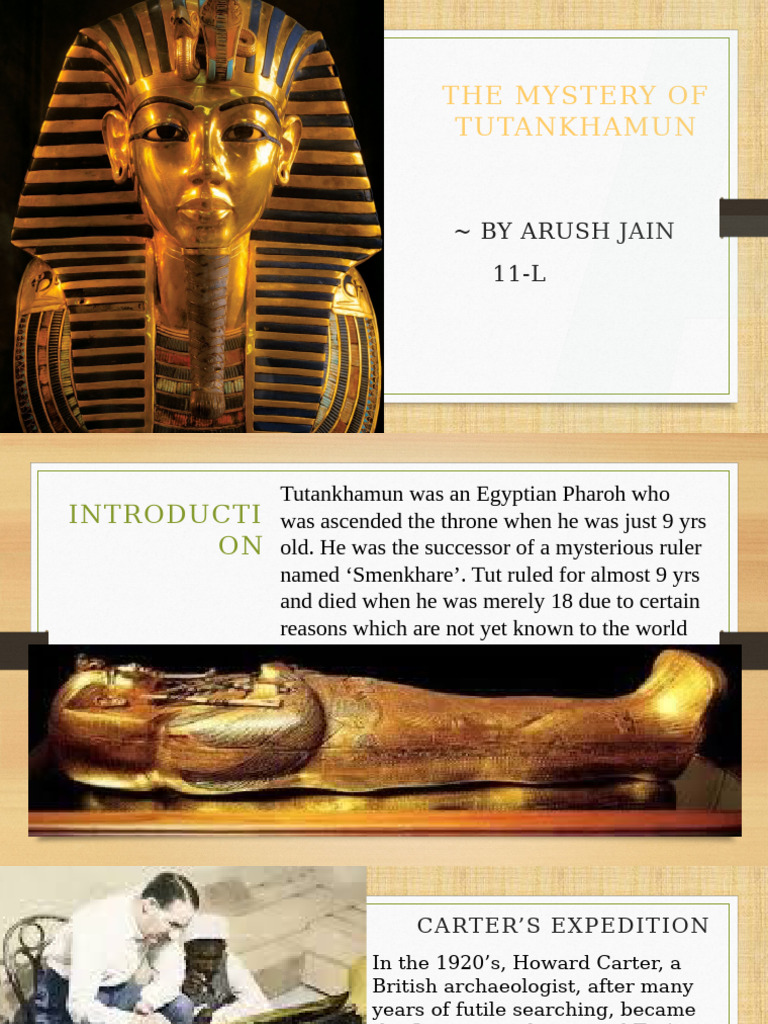 The Mystery of Tutankhamun | PDF