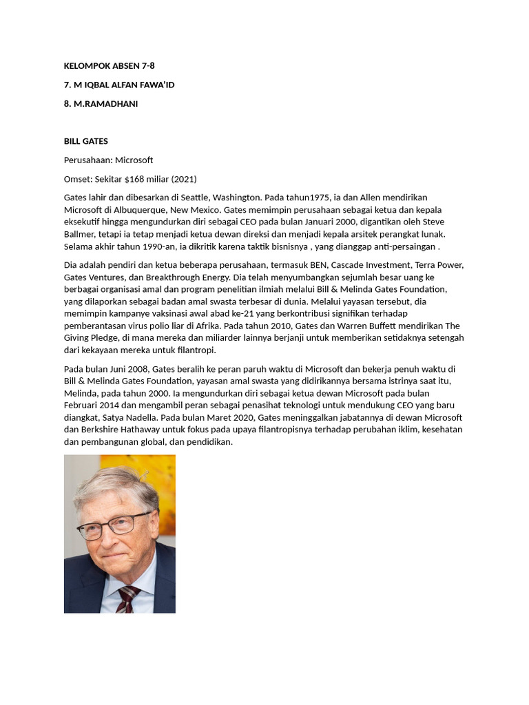 Bill Gates | PDF