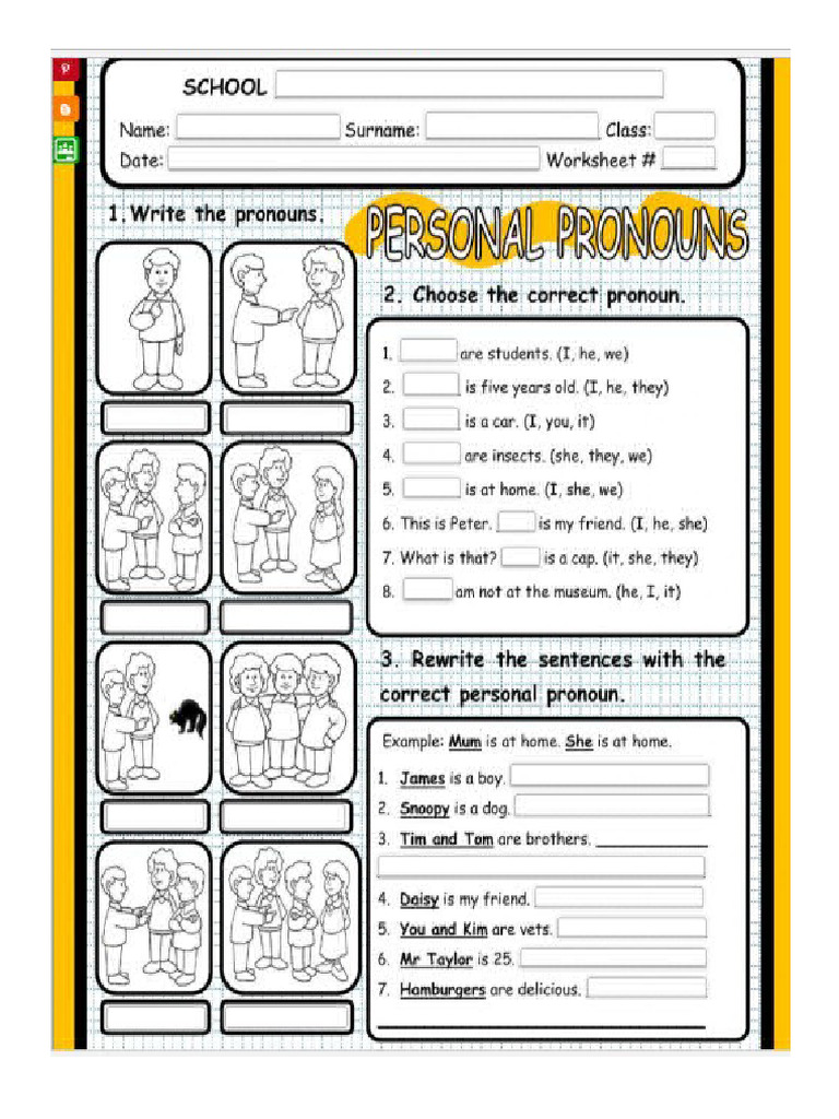 To Be and Personal Pronoun | PDF