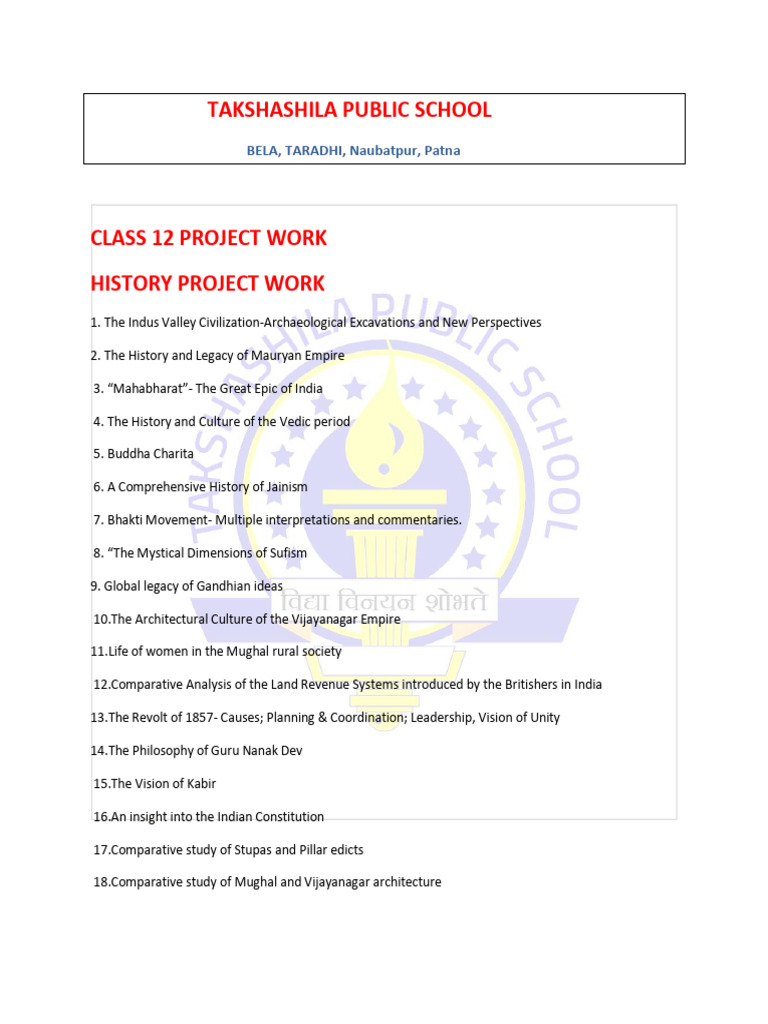 Project Work Class 12 Arts | PDF | Geographic Information System ...