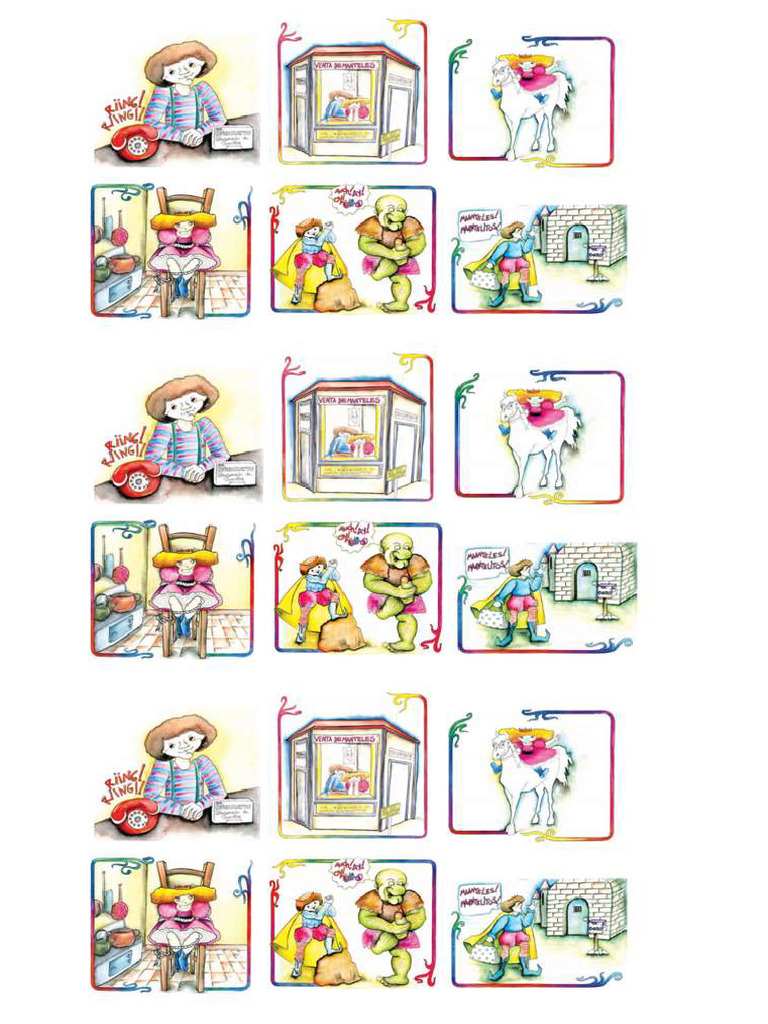 Imagenes Del Cuento Ogro y Princesa | PDF