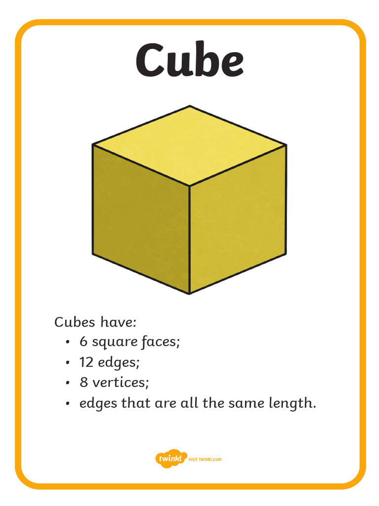 Grade 3 - 3D Shapes Revision | PDF
