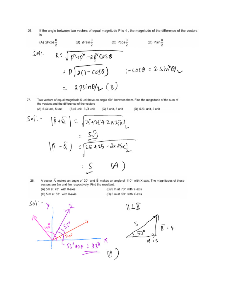 Solutions (PSRK) - Mains Physics24-06 | PDF