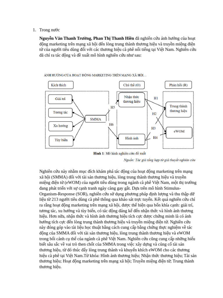 T NG Quan Các Nghiên C U Liên Quan | PDF