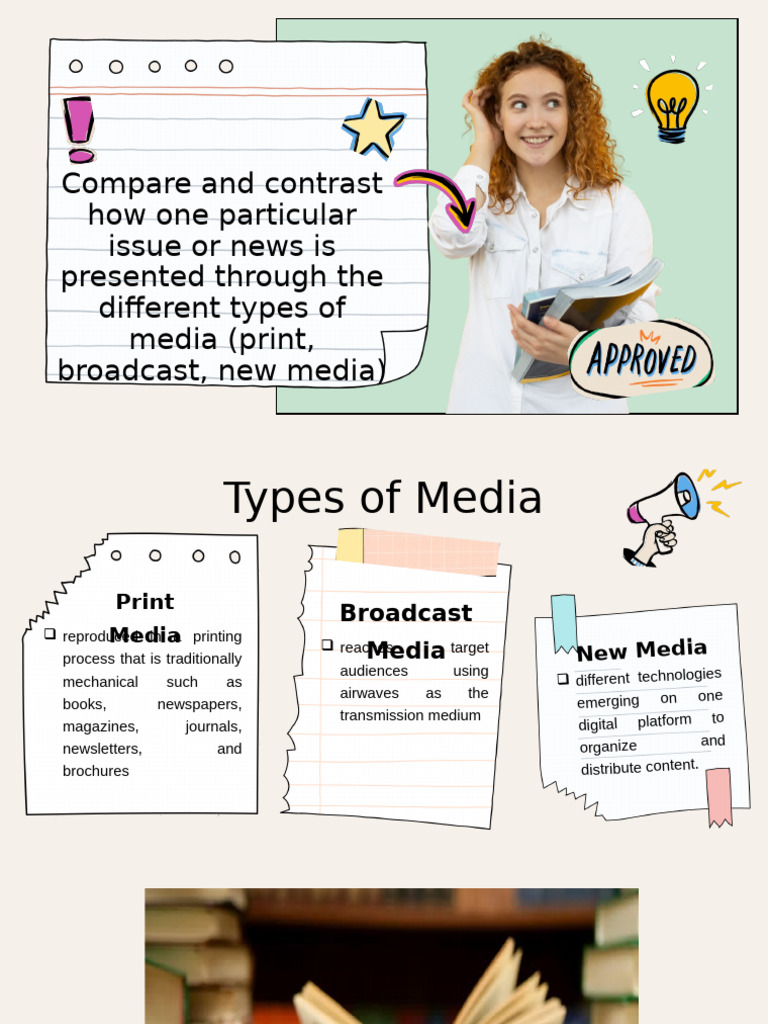 Different Types of Media | PDF | Mass Media | Broadcasting