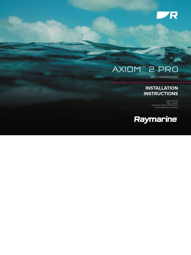 Axiom 2 Pro Installation Instructions 87443 (Rev 5) (En) | PDF ...