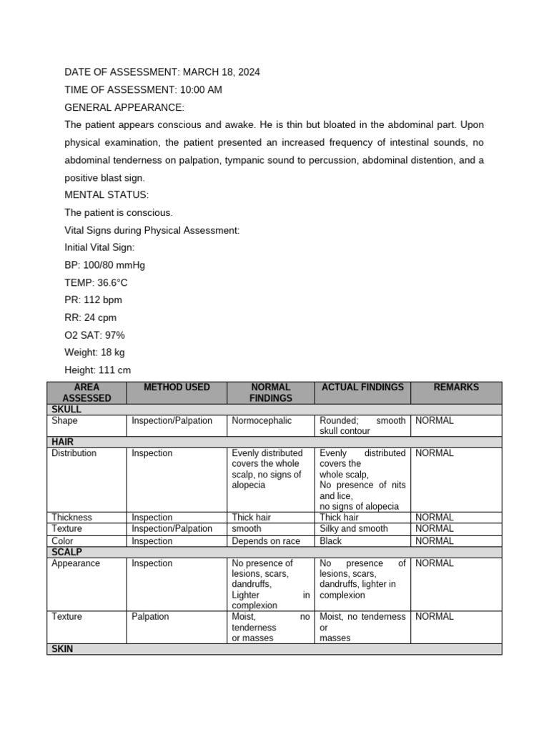 Physical Examination Pdf