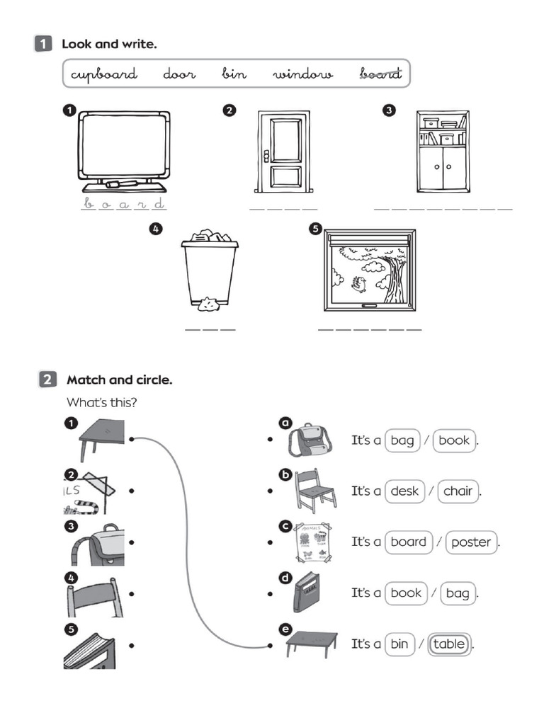Classroom Objects - Bright Ideas 1 | PDF