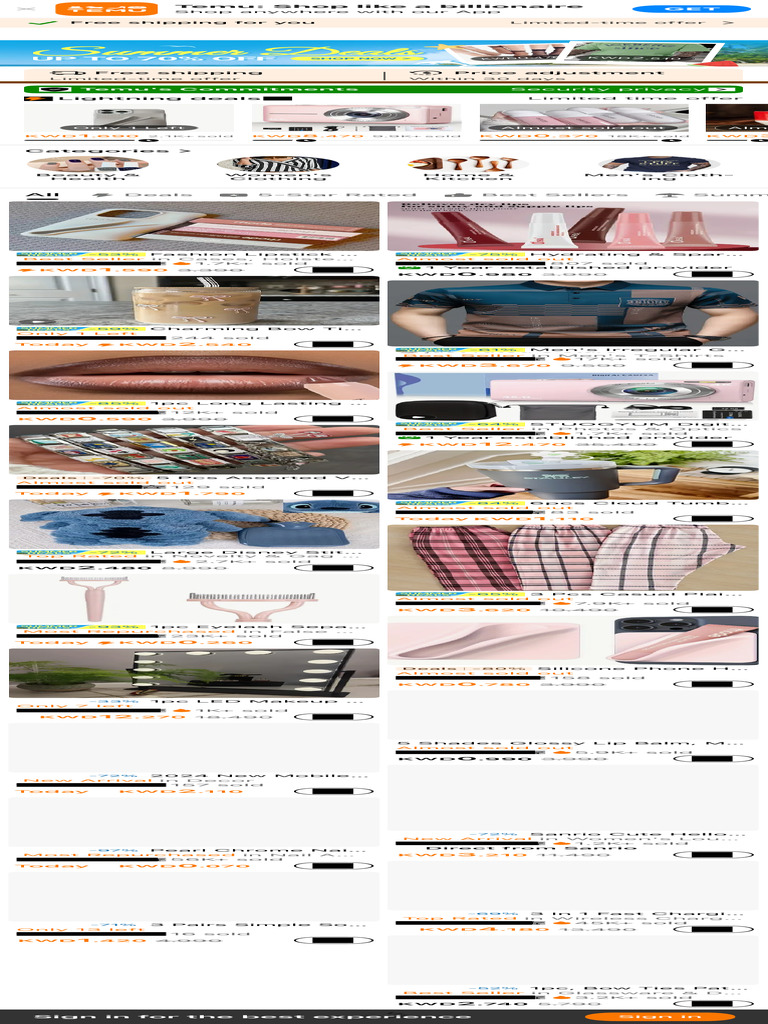 Temu Kuwait Explore The Latest Clothing, Beauty, Home, Jewelry & More ...