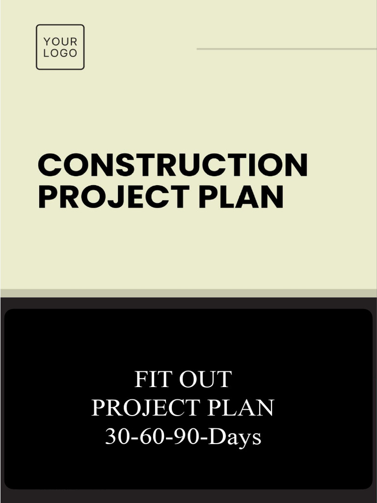 90-Day Fit Out Project Plan Guide | PDF | Regulatory Compliance | Business