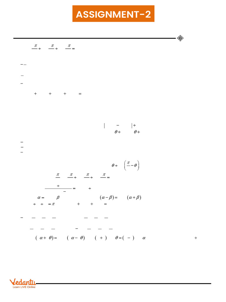 Trigonometry Assignment - 2 Final | PDF | Geometric Measurement | Rotation