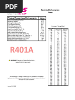 R-514A Refrigerant Pressure Chart | PDF | Physical Quantities ...