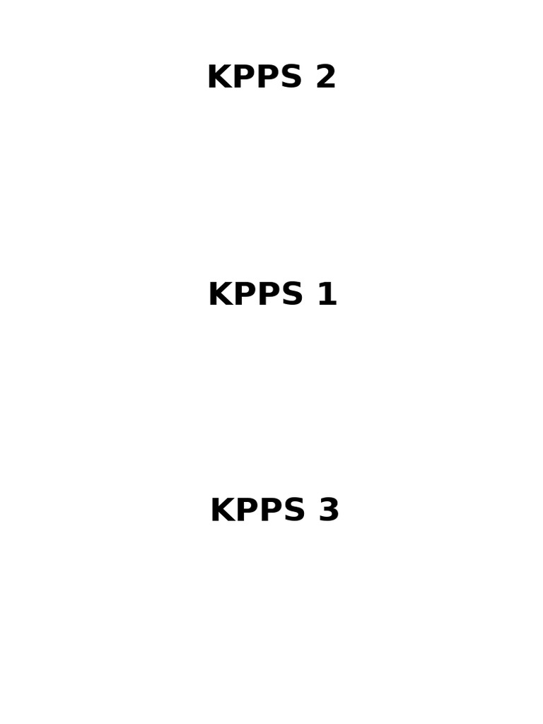 KPPS New | PDF