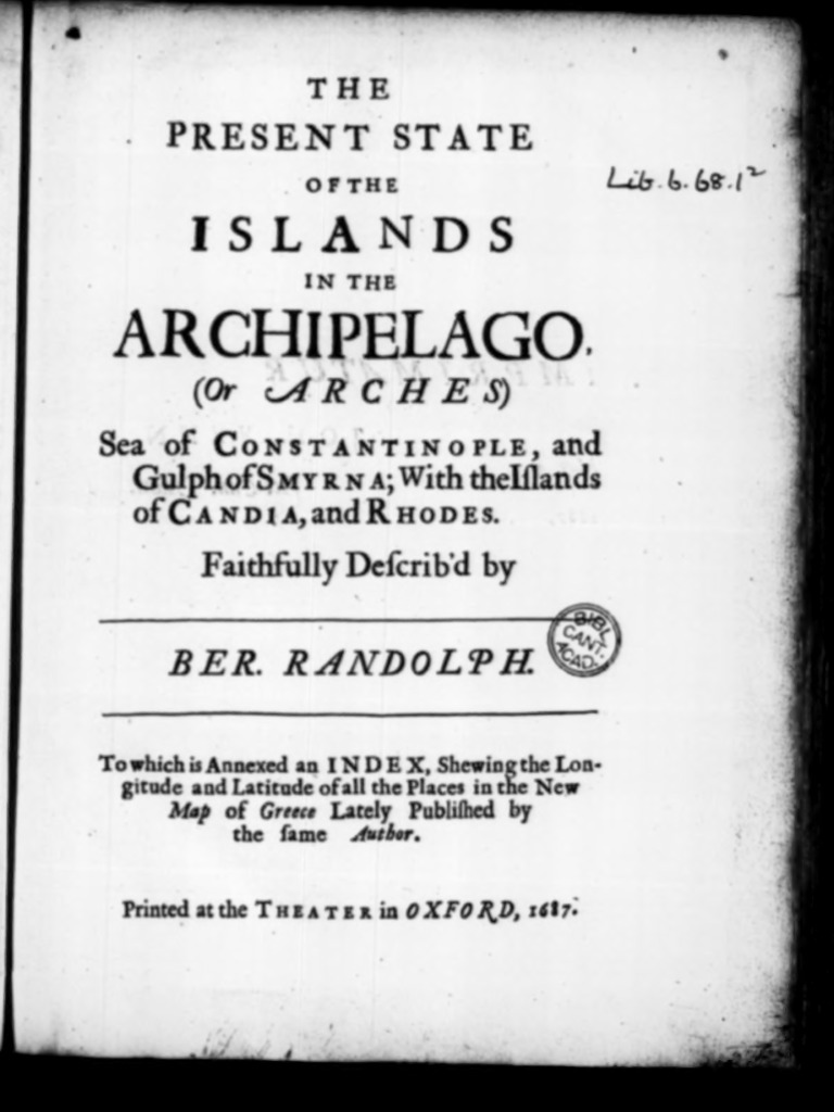 Bernard Randolph | PDF