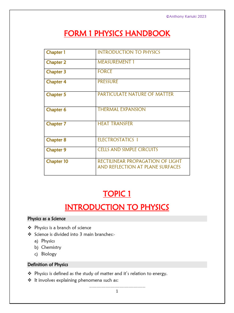 F1 NOTES -FINAL PDF | PDF | Density | Area