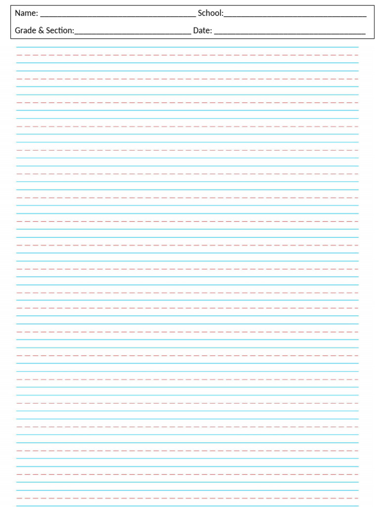 Writing Template | PDF