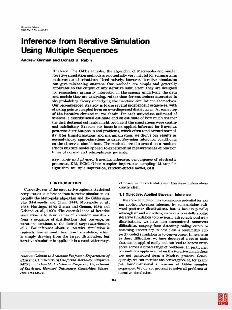 Institute of Mathematical Statistics Is Collaborating With JSTOR To ...