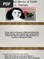 Edith Tiempo | PDF | Writing | The Arts