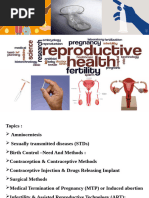 Class 12 Biology PPT Reproductive Health Contraceptive Methods | PDF | Birth Control | Uterus
