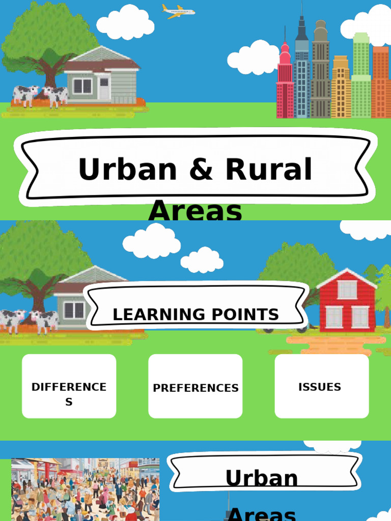 Urban Growth and Migration Human Geography Presentation in A Blue Green ...