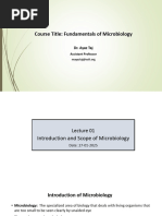 Detailed Microbiology Notes | PDF | Microorganism | Microbiology