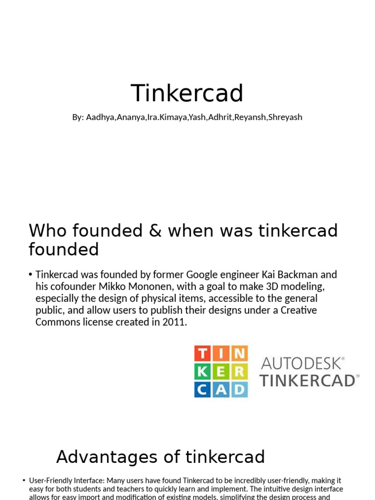 Tinkercad Review: Pros and Cons | PDF