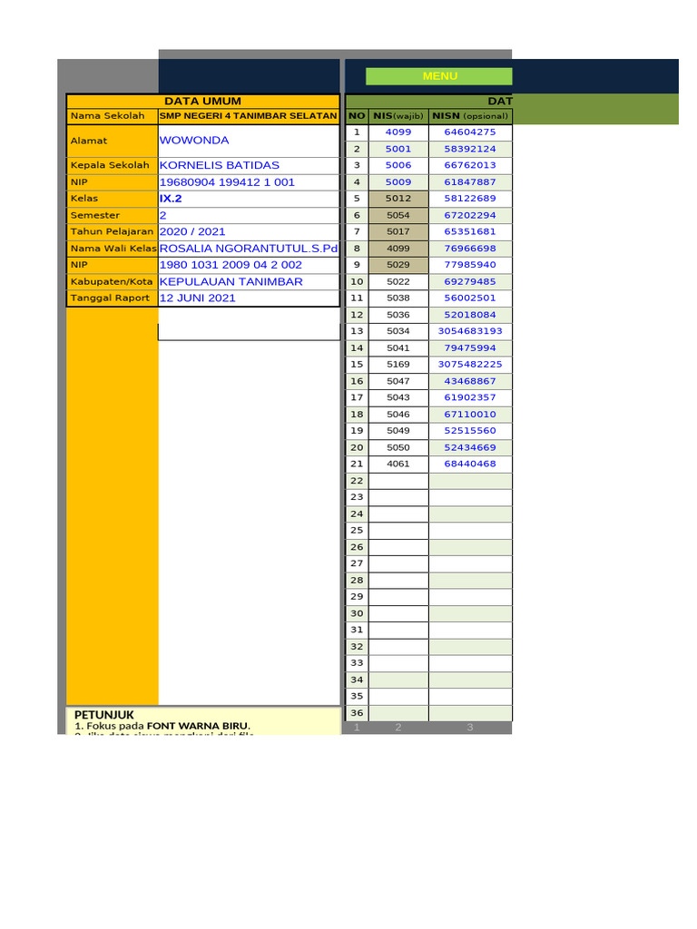 Kelas Ix Genap | PDF