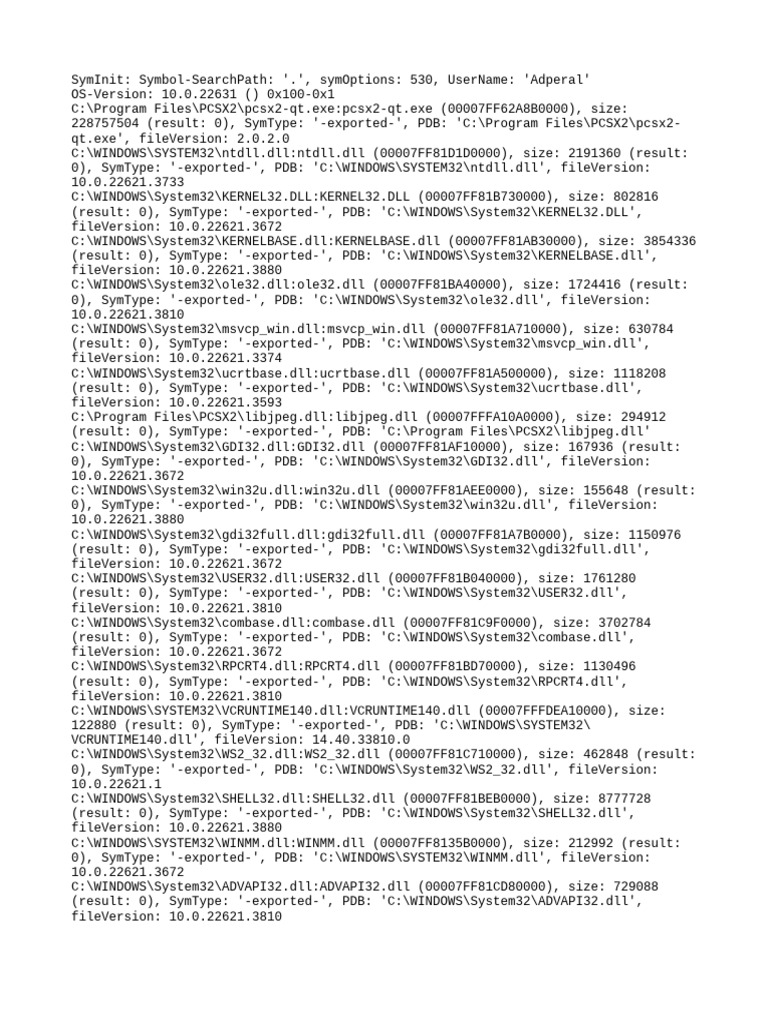 crash-2024-07-23-21-00-23-754 | PDF | Computer Libraries | Software