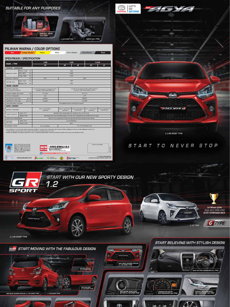 Leaflet Agya GR | PDF