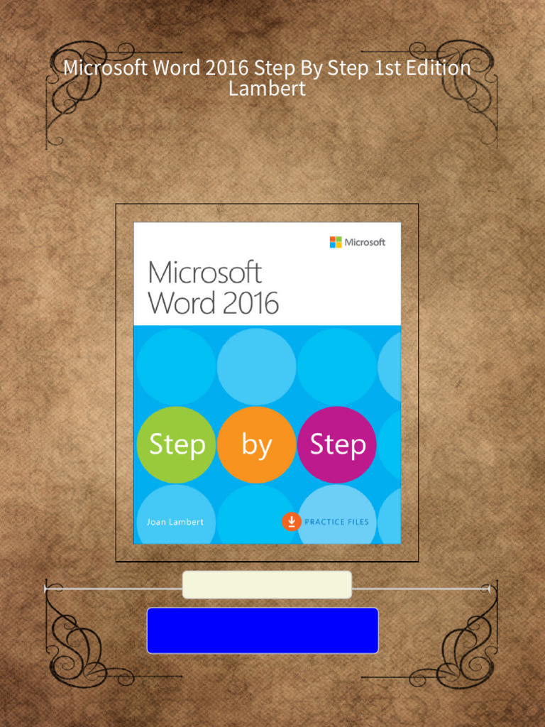 Microsoft Word 2016 Step by Step 1st Edition Lambert | PDF | Microsoft Word | Page Layout