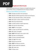 LabVIEW Keyboard Shortcuts | PDF | Computer Keyboard | Keyboard Shortcut