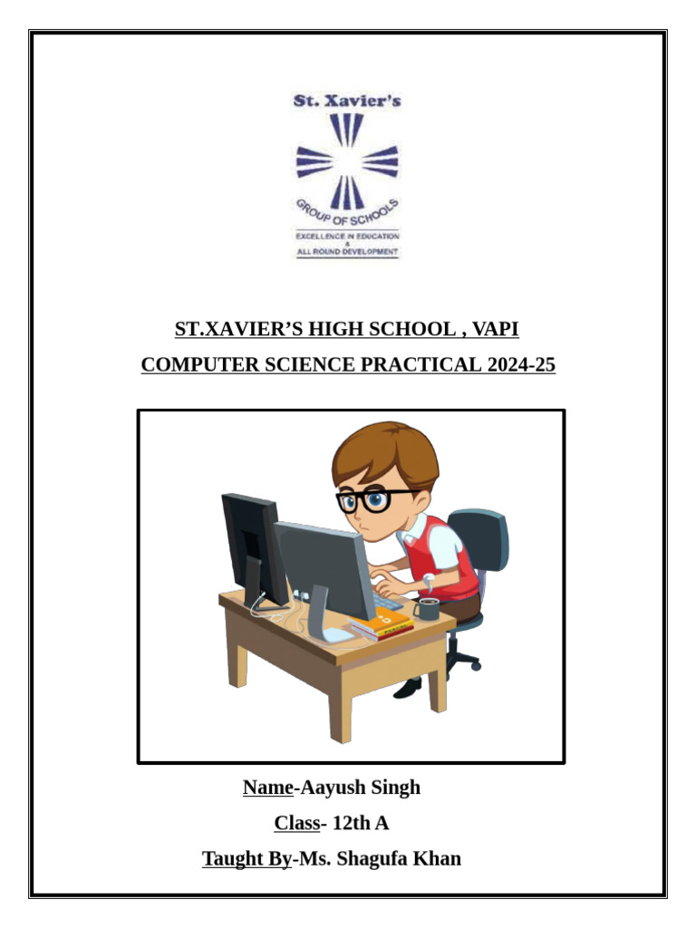 Investigatory Project | PDF | Text File | Databases