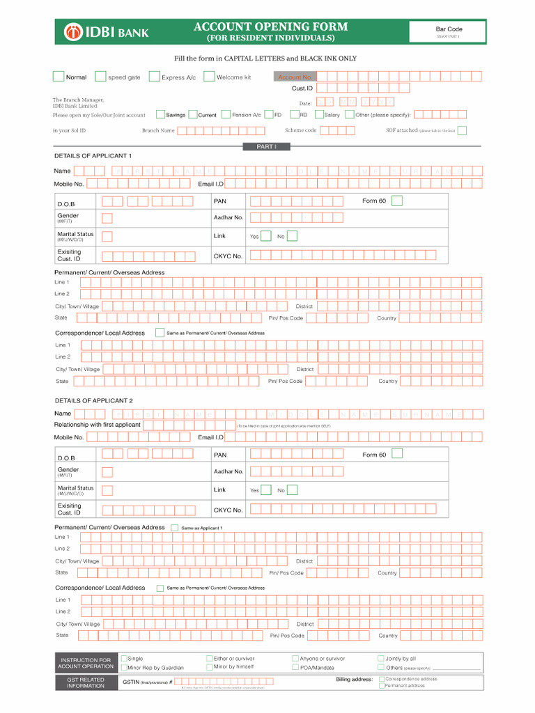 Bank form final | PDF