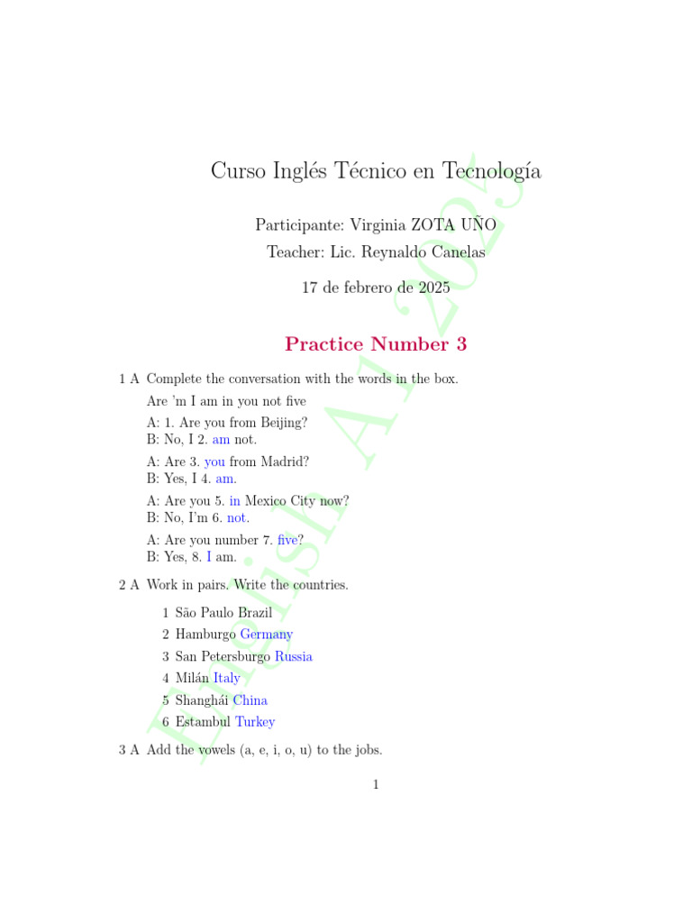 Practice 3 | PDF