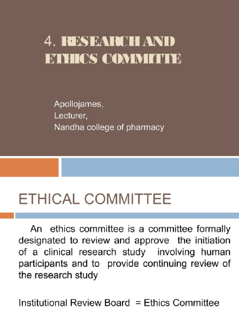 research-and-ethical-committee | PDF