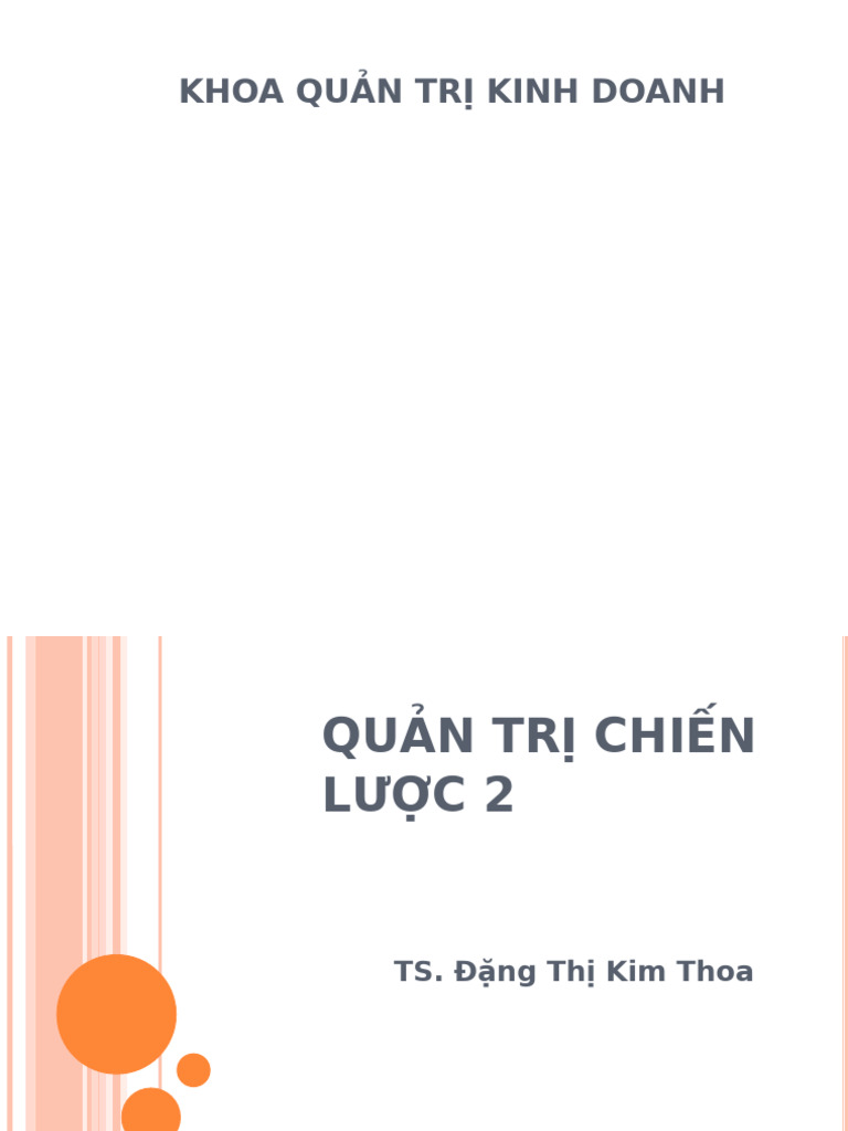 Bài giảng QTCL - phan2 | PDF