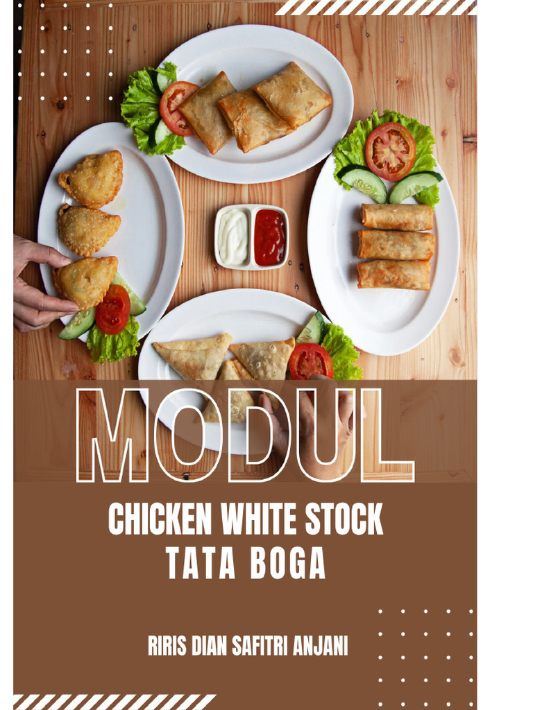 Panduan Penyajian Chicken White Stock | PDF