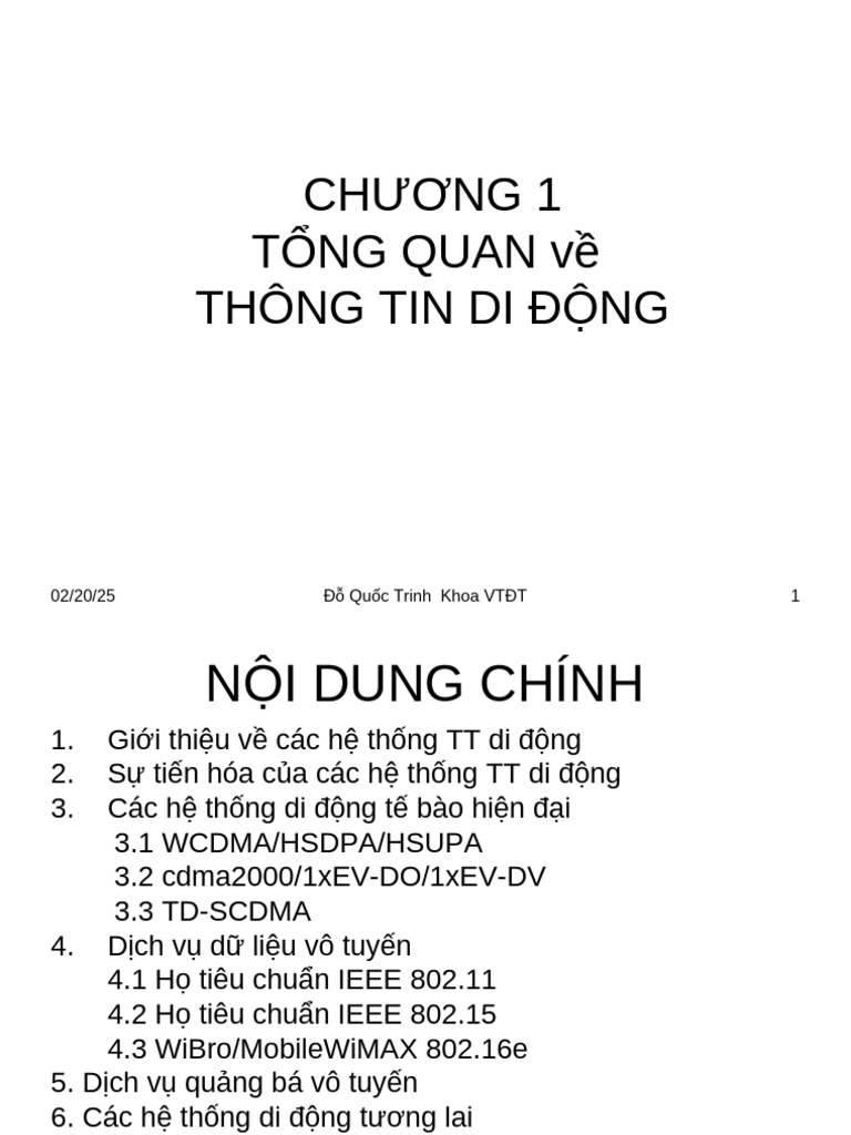 K41 - Chapter 1 - Overview | PDF