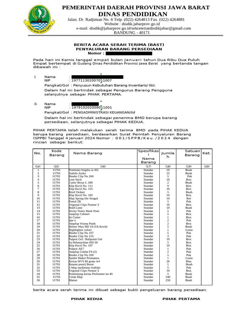 (Ini Harus Dibawa Sewaktu Rekonsiliasi ) Sppb | PDF