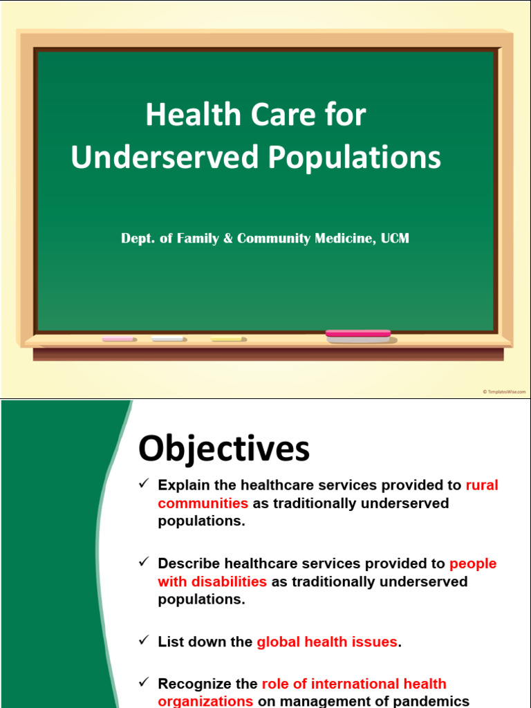 Modified-Underserved Population | PDF | World Health Organization ...