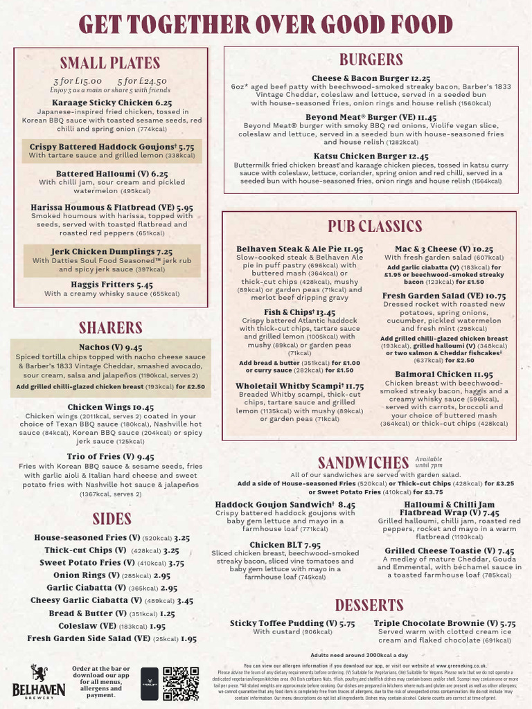 GK - UC - Menu - Reduced Drouthys Wintergills Band J A4 - 2024 | PDF ...