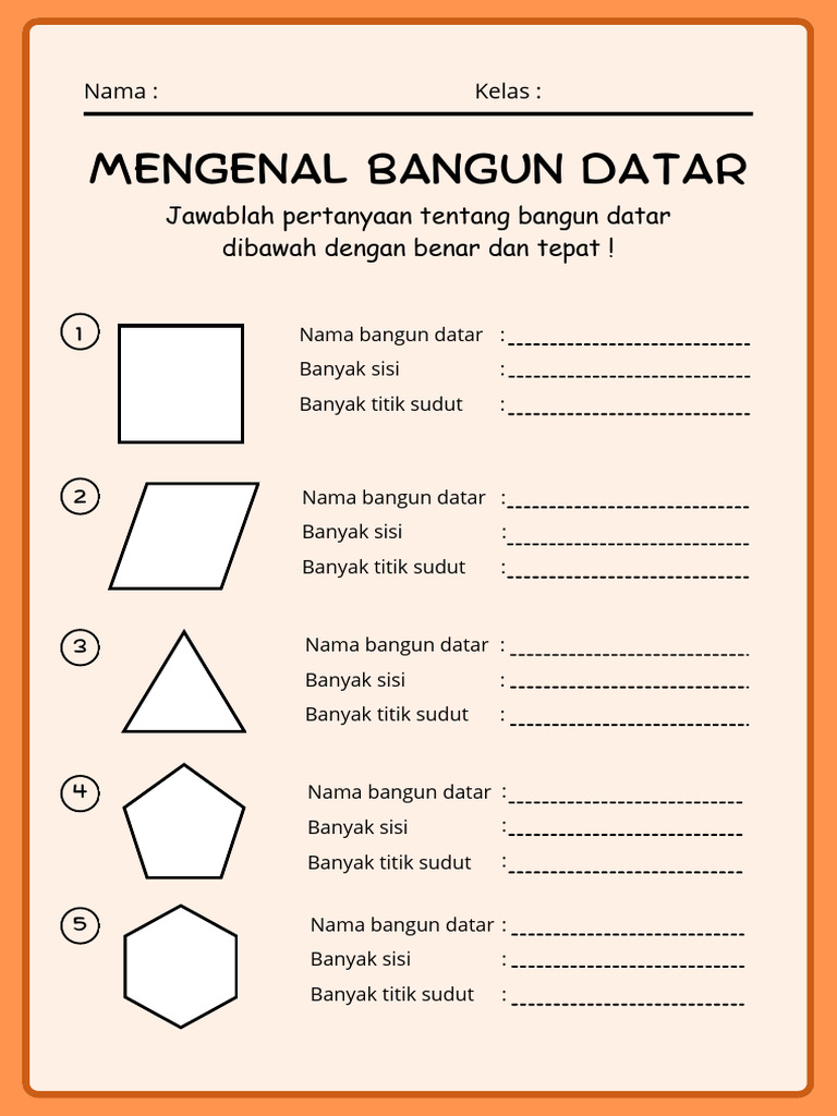 Mengenal Bangun Datar | PDF