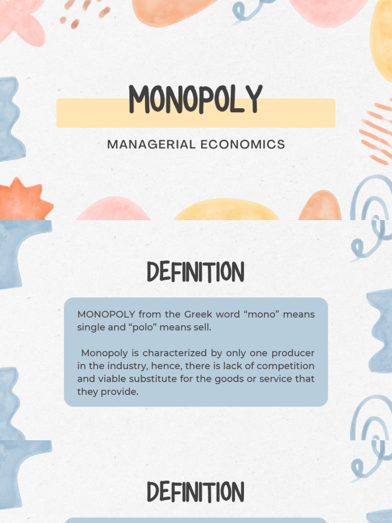 MONOPOLY | PDF | Monopoly | Profit (Economics)