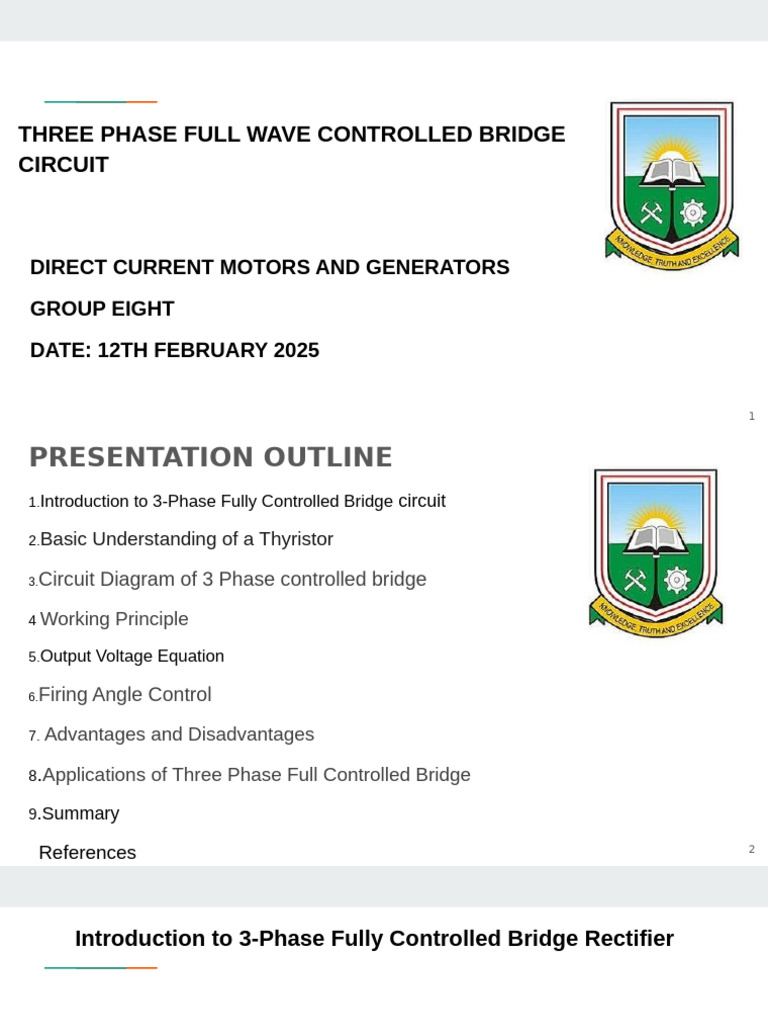 Three Phase Full Wave Controlled Bridge Circuit | PDF | Rectifier ...