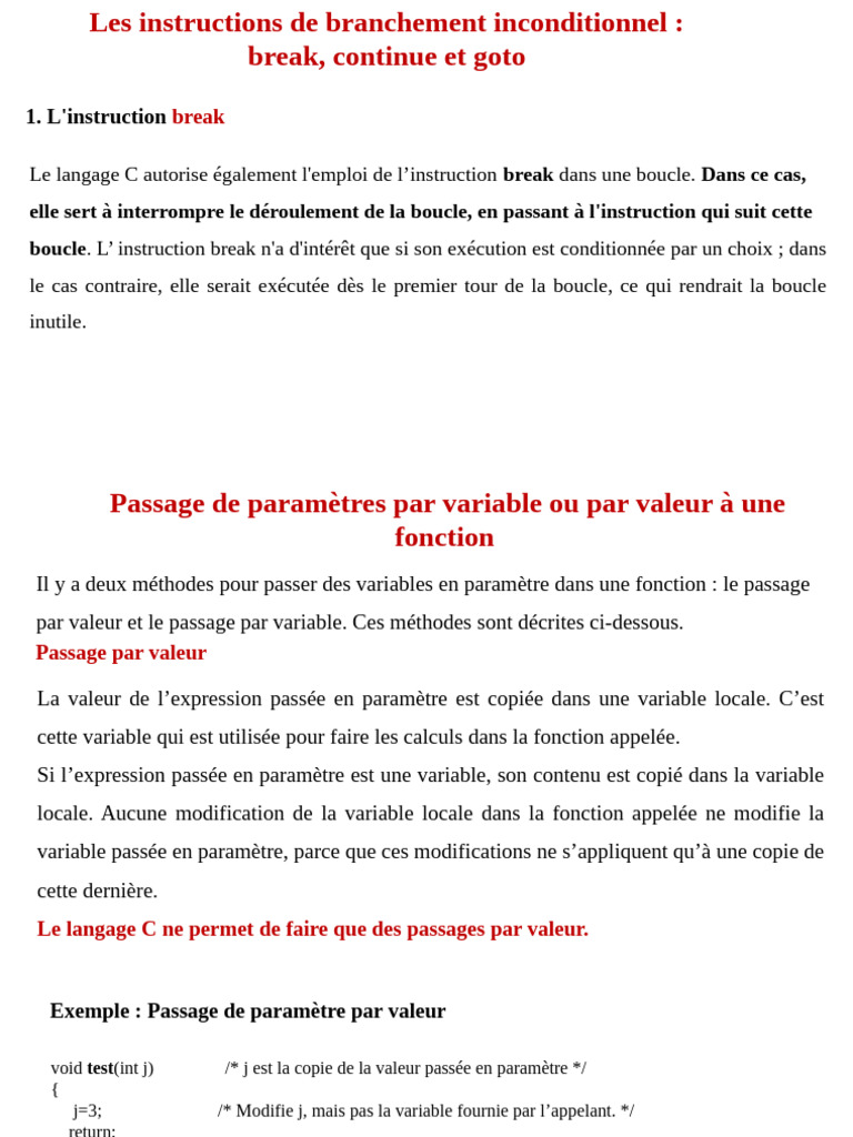 Cpp-Cours1 20202 Functions | PDF