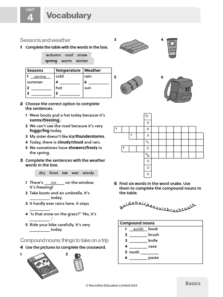 WeBe_L1_U4_Vocab_Basics | PDF | Atmosphere | Physical Geography