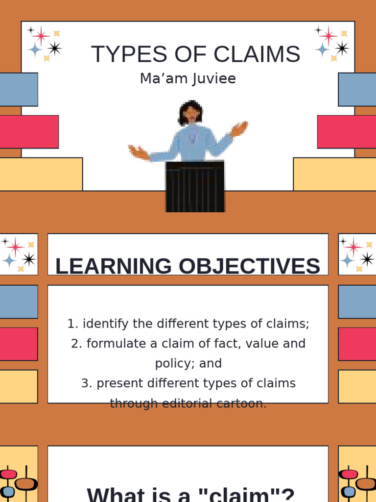 Day 1 Week 5 Types of Claims 1 | PDF | Cognition | Learning