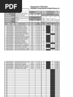 Grade 3 CRLA-M Assessment Scoresheet | PDF | Written Communication ...