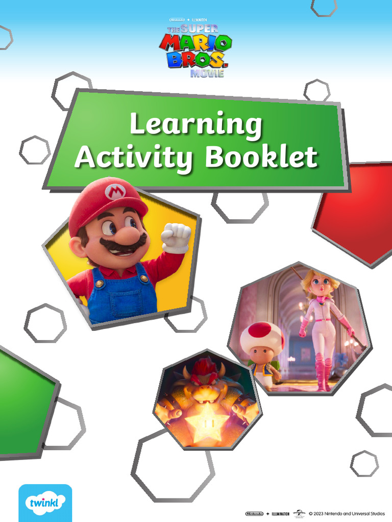 Mario Learning Activity Booklet | PDF | Mario | Fantasy Video Games