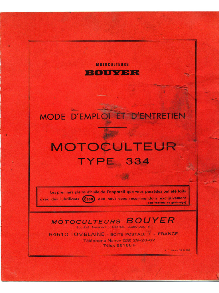 Bouyer Type 334 | PDF